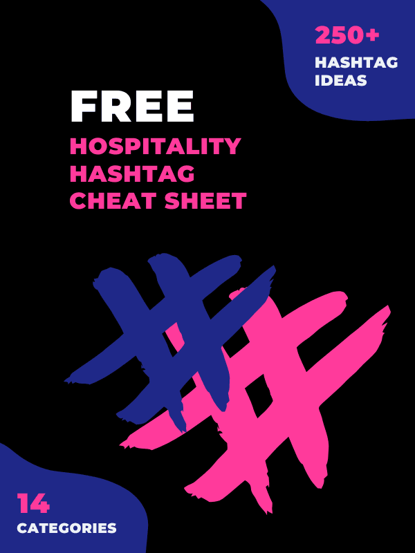 Hospitality Hashtag Cheat Sheet - Stampede
