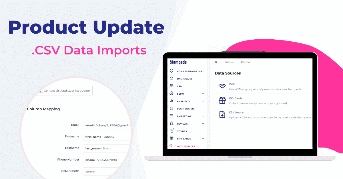 Product Update - Importing Data - Stampede