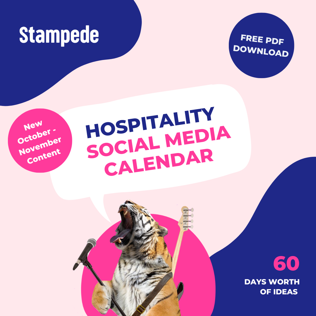 October-November 2023 Social Media Calendar - Stampede