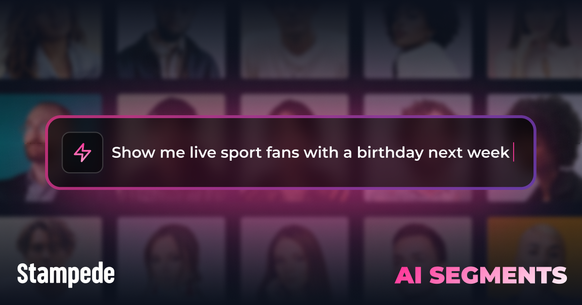 Introducing AI Segments for Marketing - Stampede